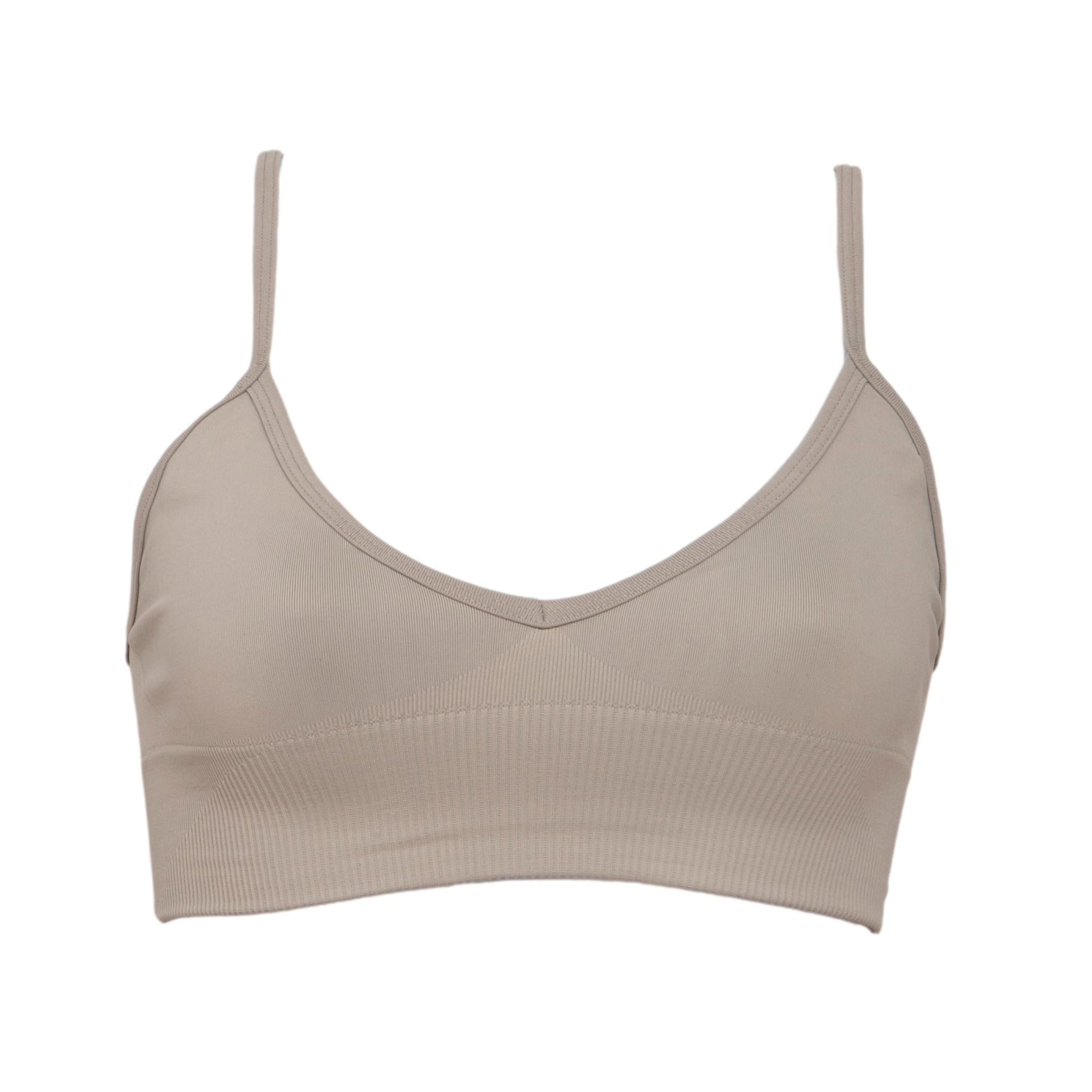Top Feminino Yoga/Academia Lulu Lemon Bege - Tamanho S